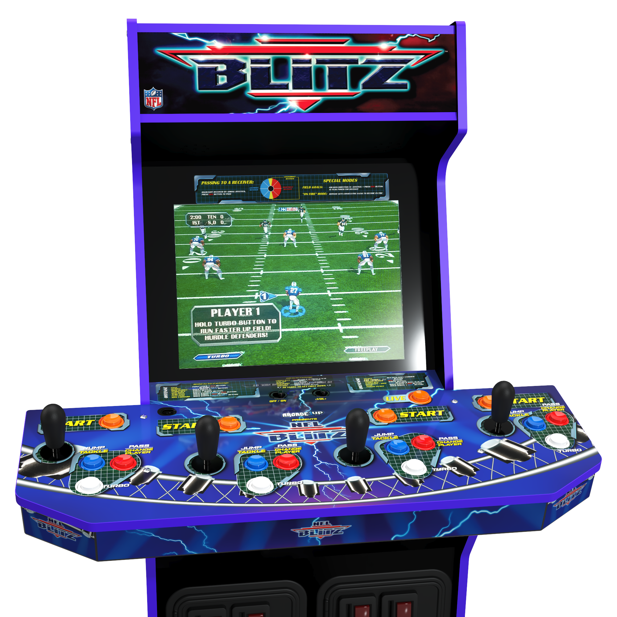 NFL Blitz returns in a thrilling new package via Arcade1Up – but the ...