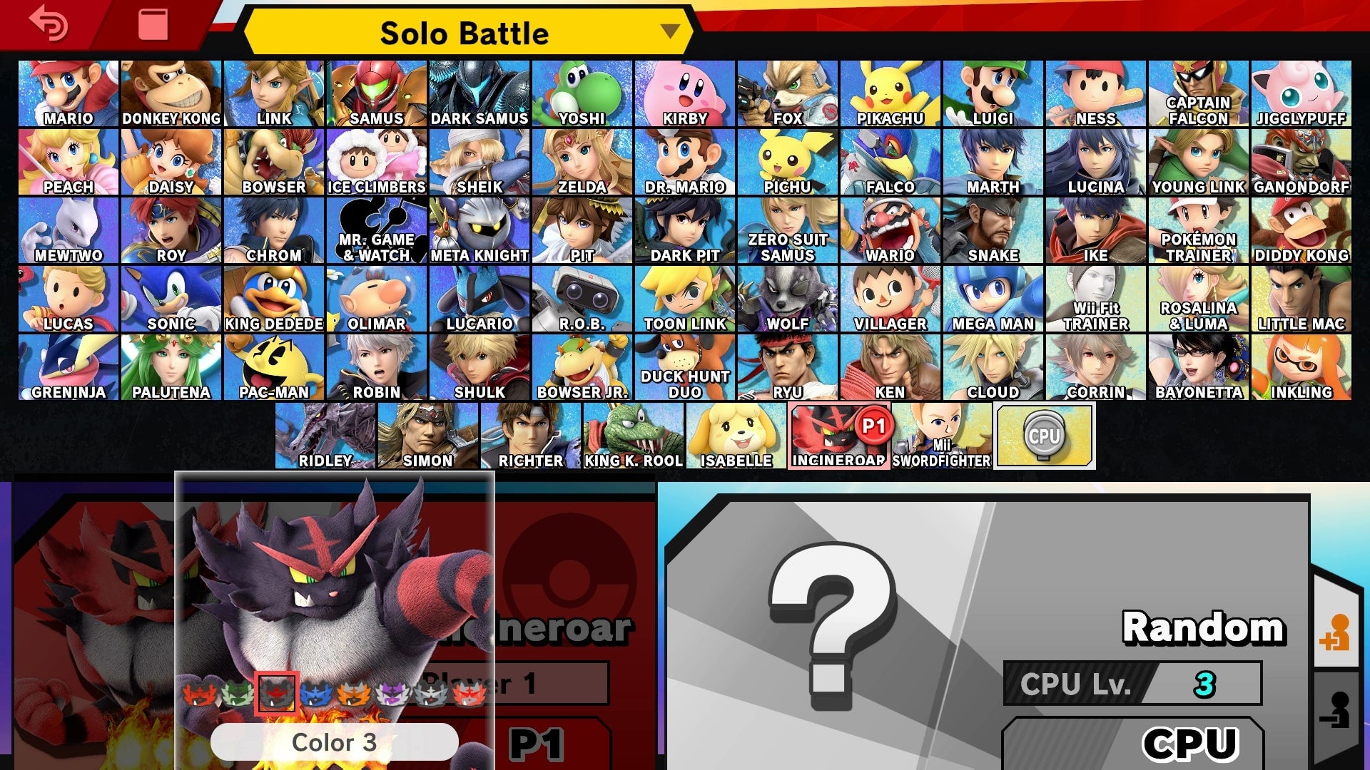 Incineroar Super Smash Bros Ultimate Guide - Unlock, Moves, Changes ...