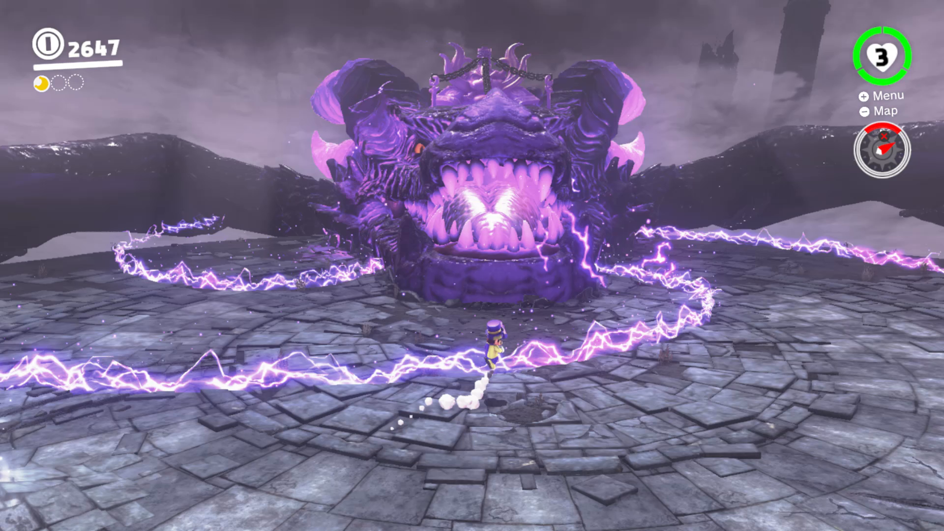 Super Mario Odyssey Ruined Kingdom Moon Locations, Dragon Boss - All ...