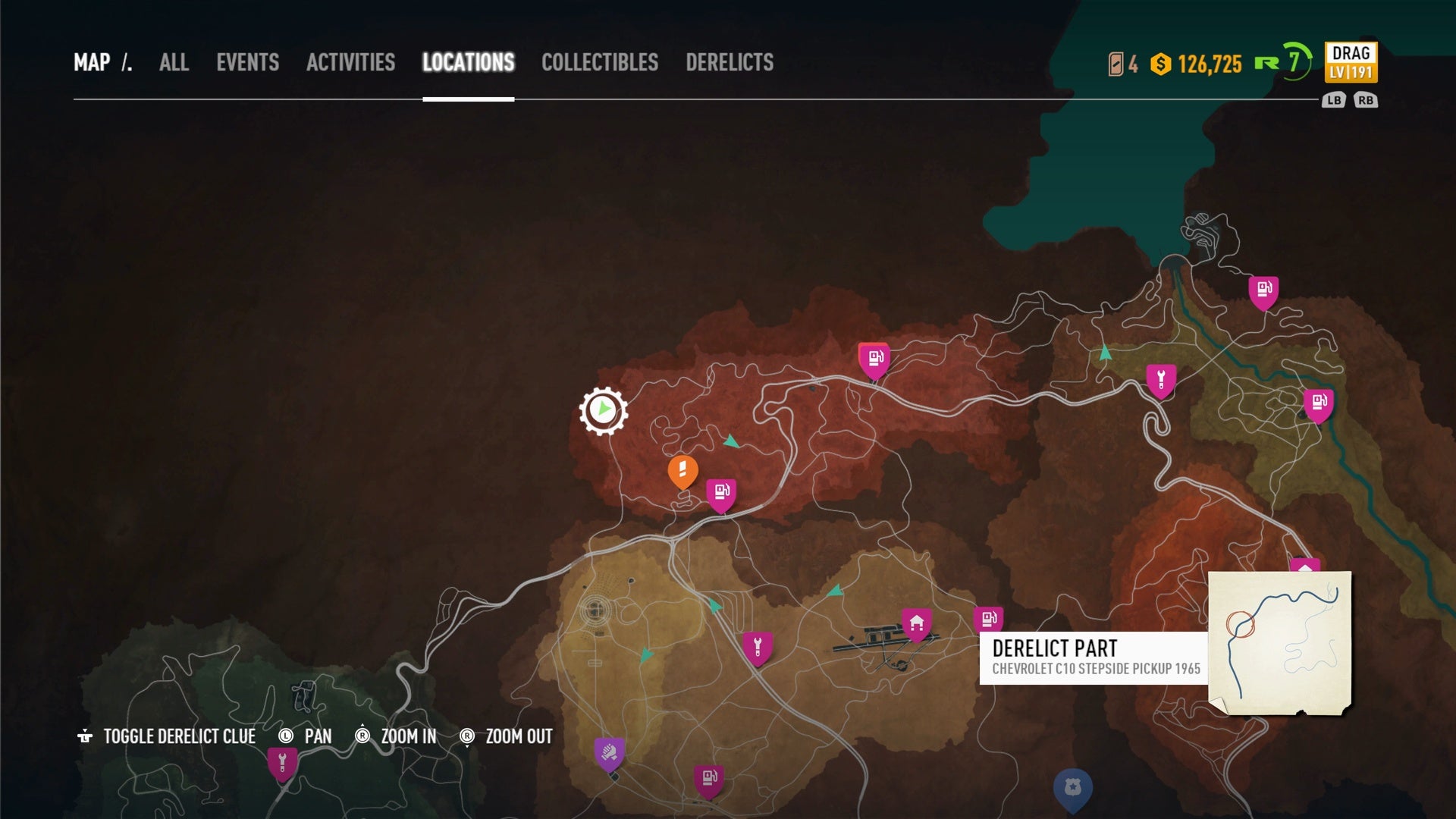 Need for Speed Payback Chevrolet C10 Stepside Pickup 1965 Derelict Car ...