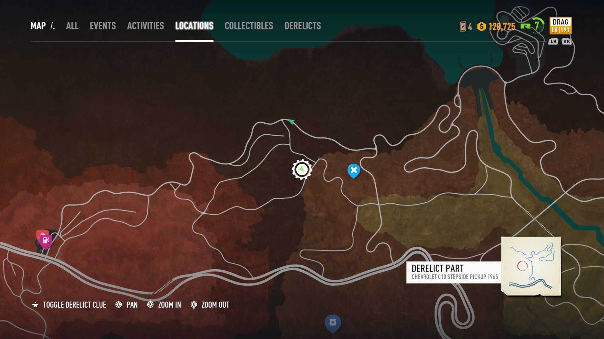 Need for Speed Payback Chevrolet C10 Stepside Pickup 1965 Derelict Car ...