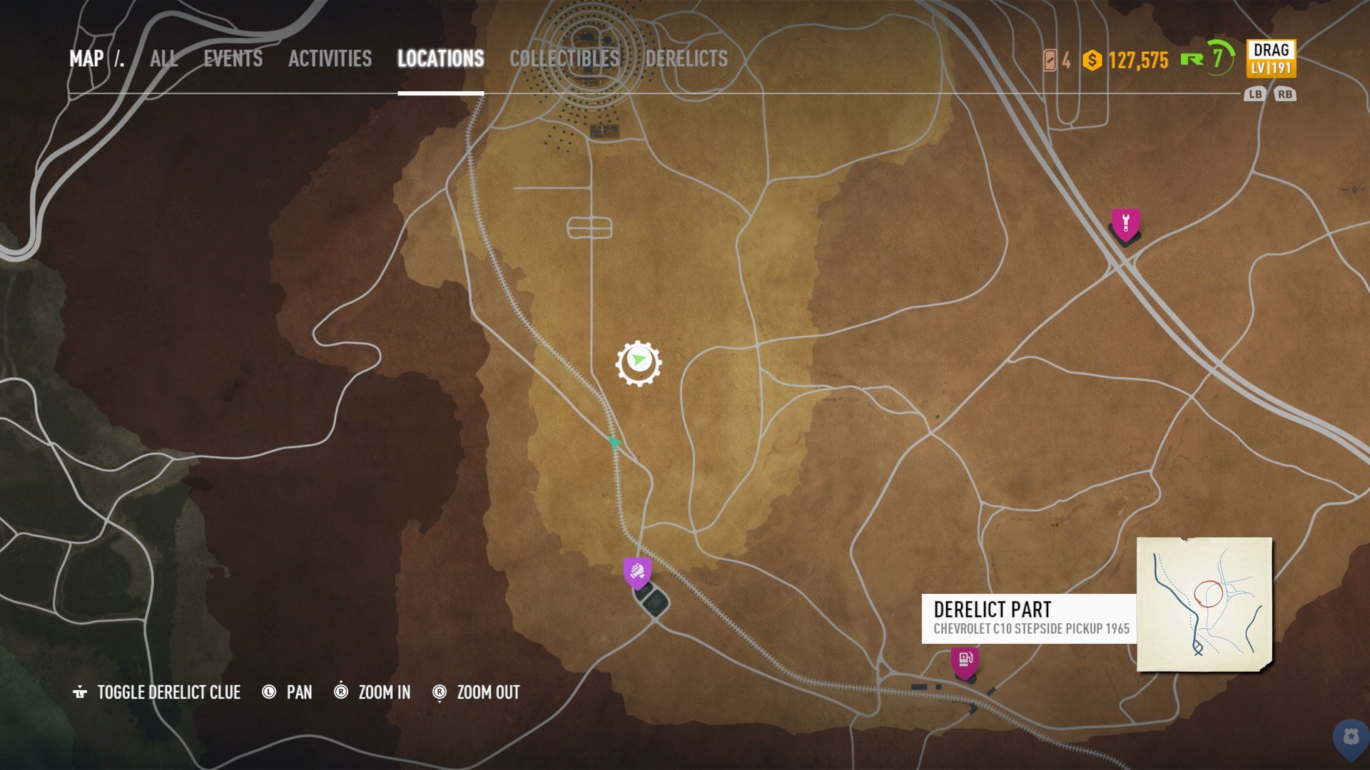 Need for Speed Payback Chevrolet C10 Stepside Pickup 1965 Derelict Car ...