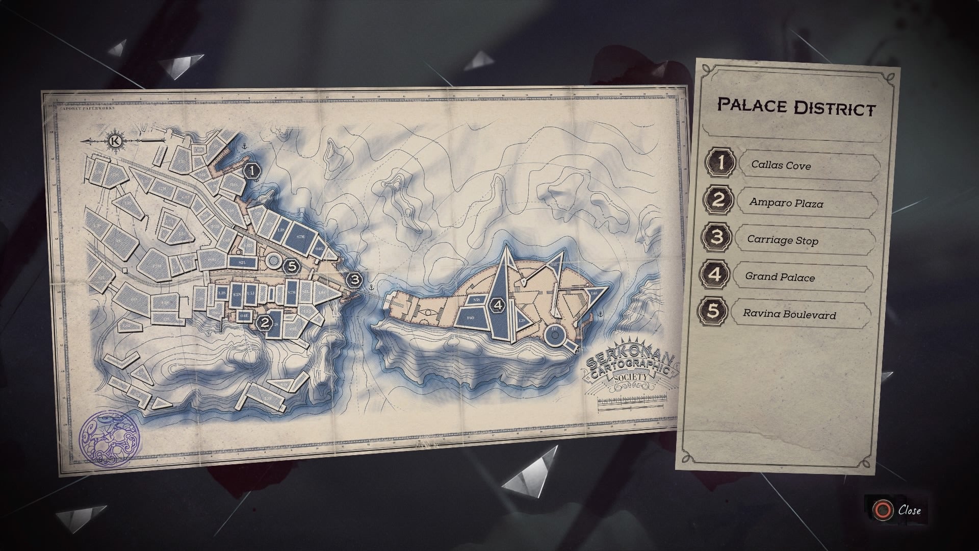 Dishonored 2 M08: The Grand Palace part 1 - Ravina Boulevard, Palace ...