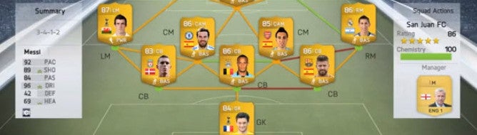 FIFA 14 Ultimate Team trailer discusses interface, new features | VG247