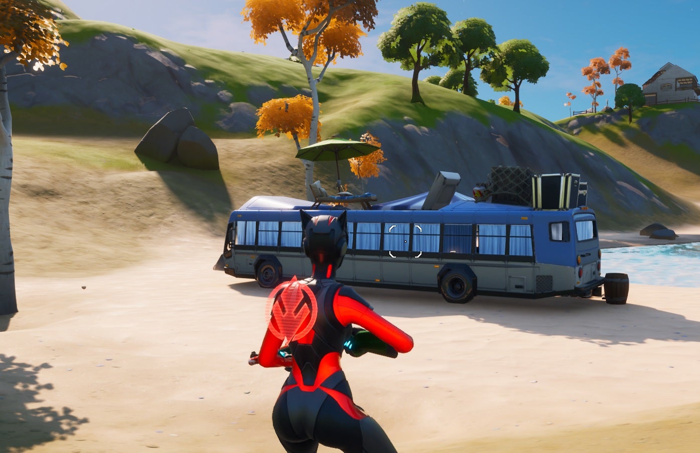 Fortnite: Chapter 2 - Dance at Rainbow Rentals, beach bus and Lake ...