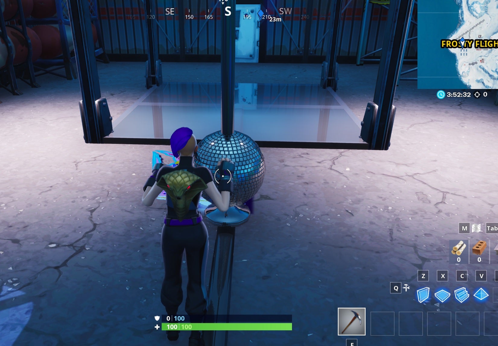 Fortnite: dance with others to raise the disco ball in an icy airplane ...