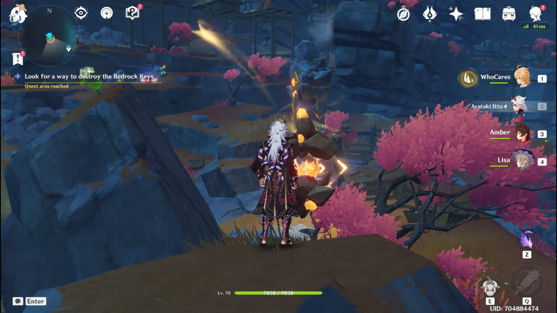 Genshin Impact: How to destroy bedrock keys in The Chasm | VG247