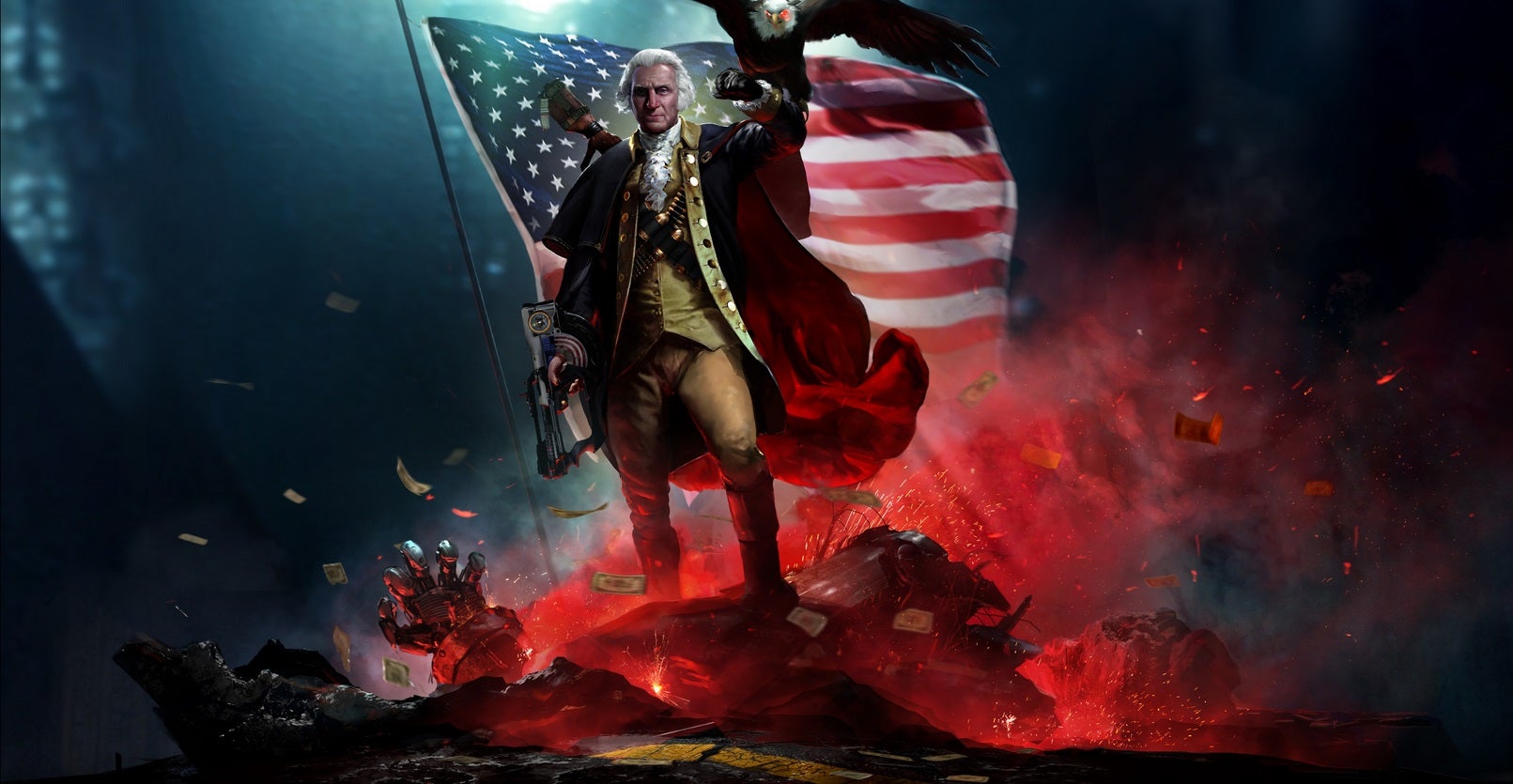 Celebrate Labor Day on Xbox with BADASS George Washington crushing a ...