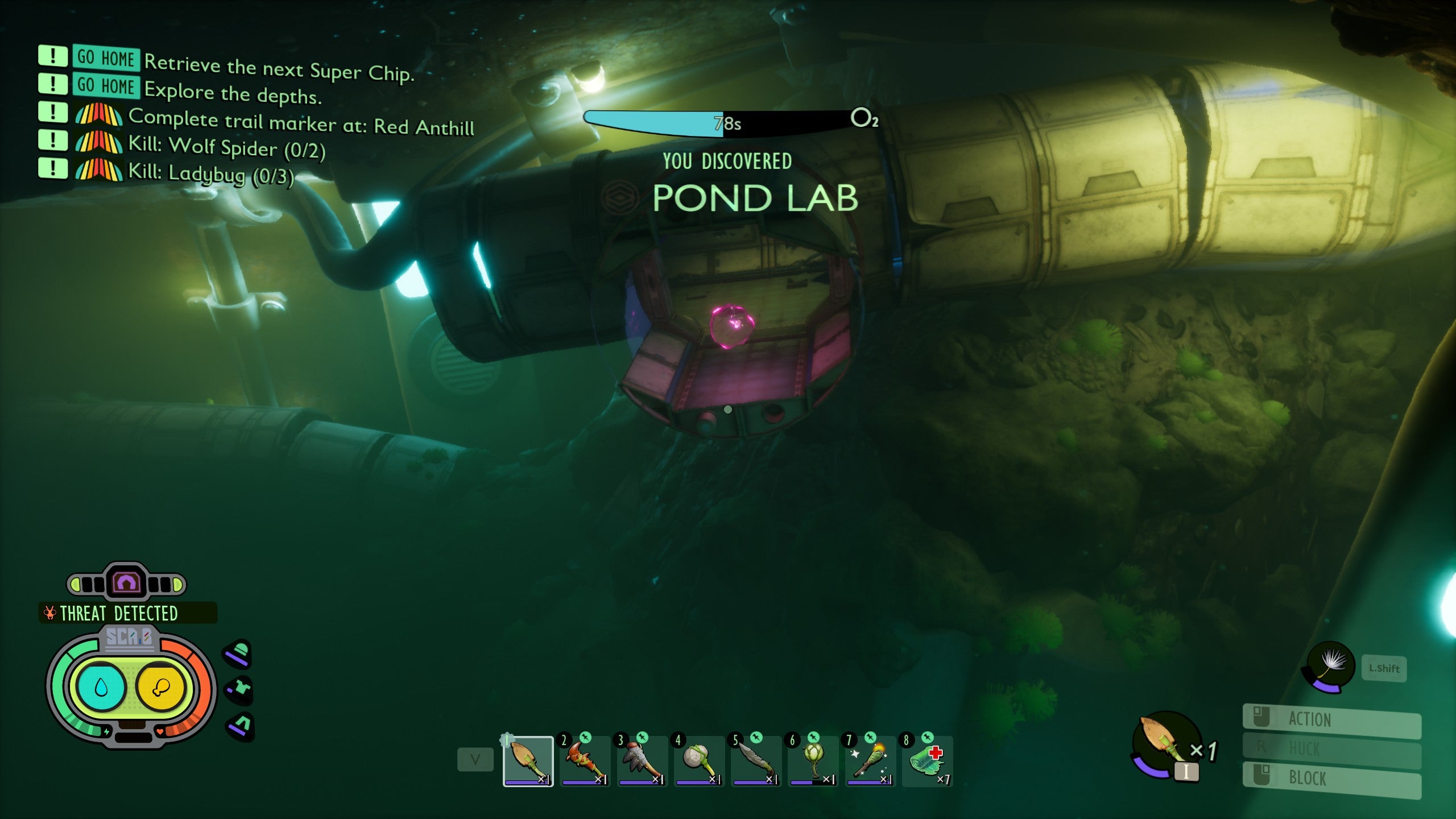 Grounded: Where to find the Pond Lab, Sunken Bones and Eelgrass | VG247