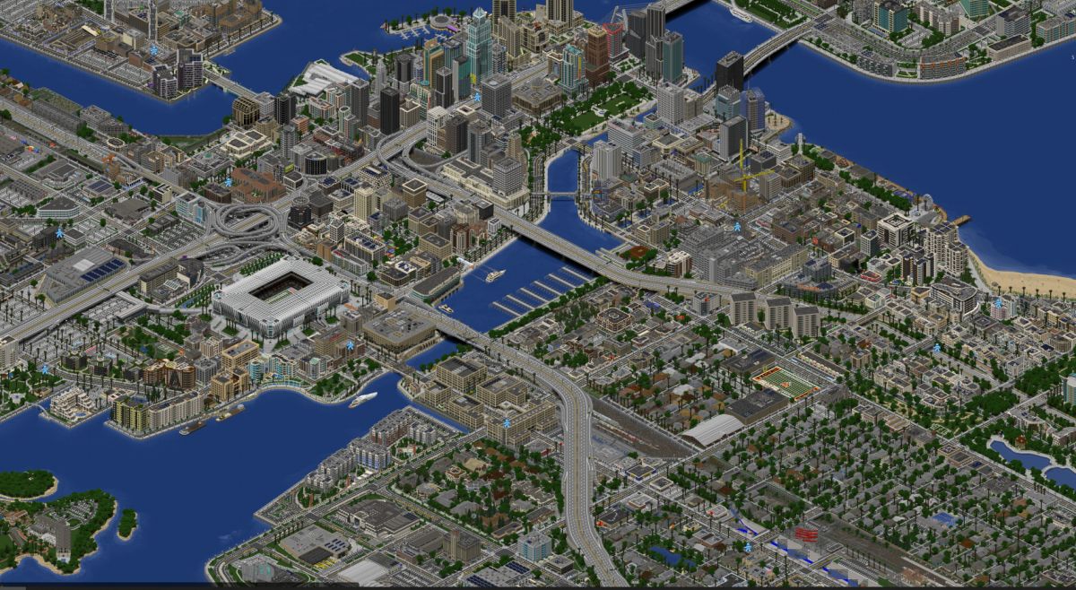 This city in Minecraft took 400 people nine years to build | VG247