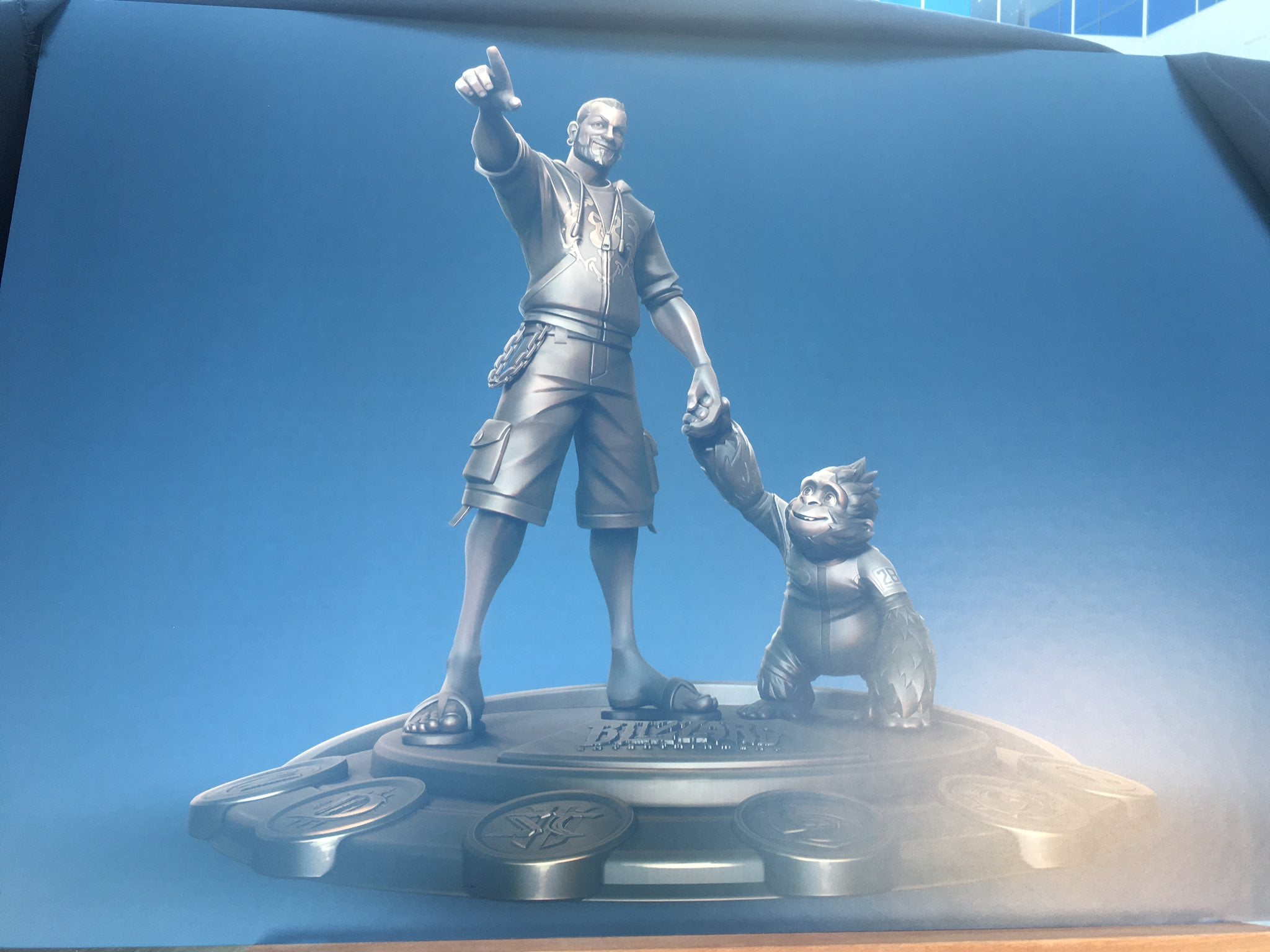 Blizzard is making a fantastic statue for Chris Metzen's retirement ...