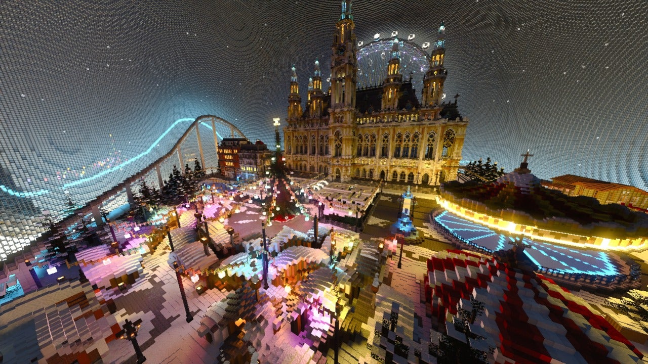 Nvidia creates charity Minecraft Winter Wonderland | VG247