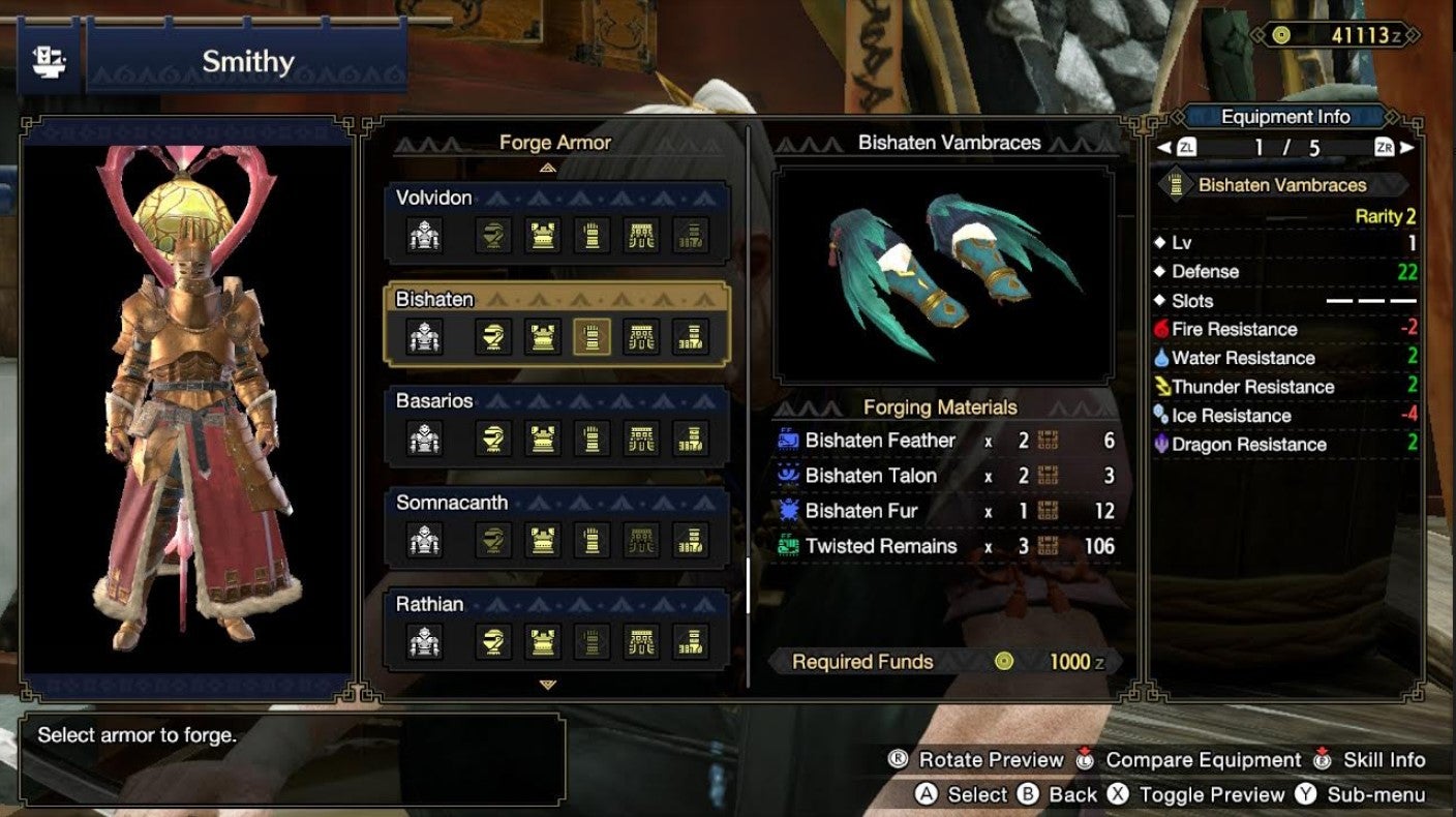 Monster Hunter Rise Smithy | How to upgrade, Ramp-Up, and Rollback | VG247