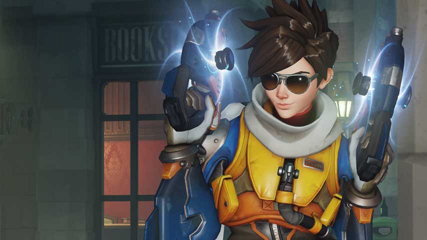 Overwatch's Tracer butt pose replaced with cheesecake pin-up stance | VG247