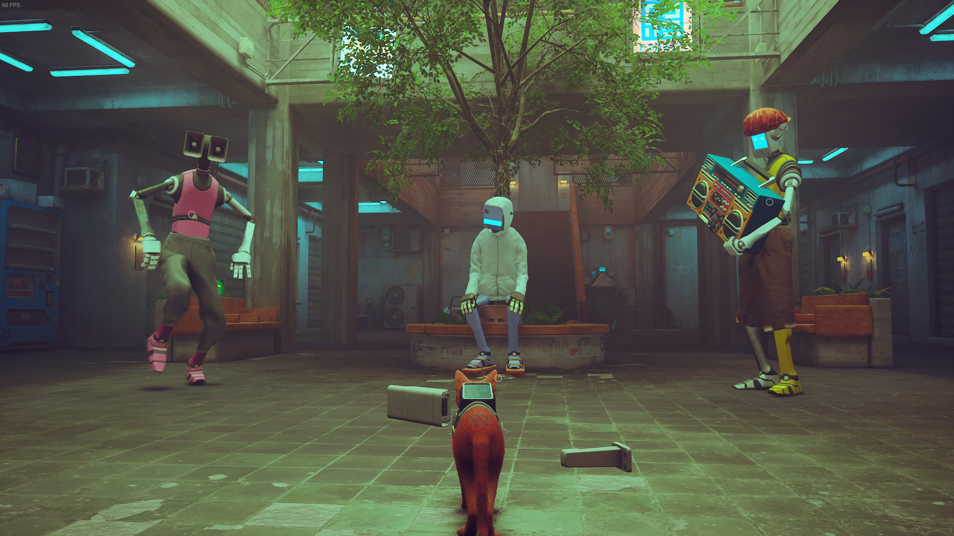 Stray: How to get the worker jacket and helmet in Midtown | VG247