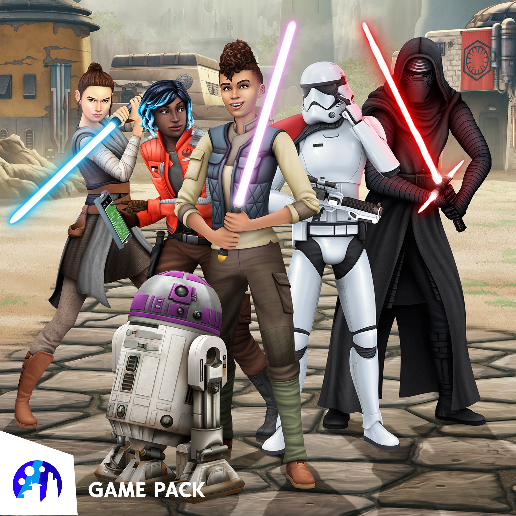 The Sims 4 Star Wars: Journey to Batuu gameplay shows how to create ...