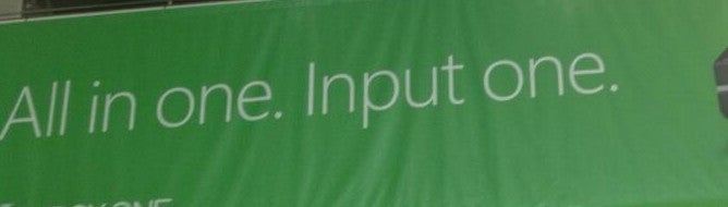 "All in one. Input one": Microsoft banner reveals Xbox One slogan | VG247